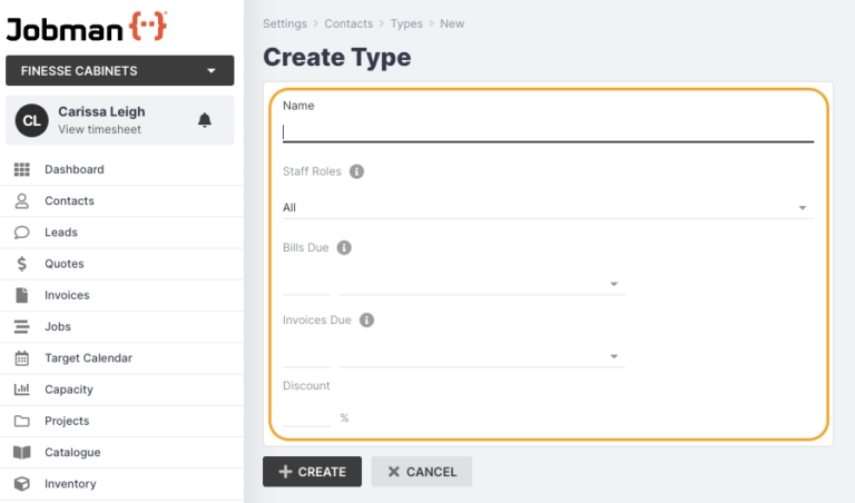 Contact Types, Roles, and Sources - Jobman Academy